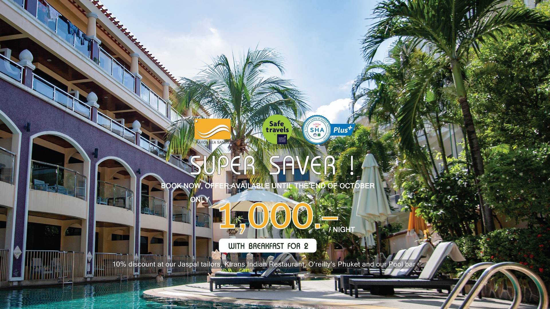 KARON SEA SANDS RESORT & SPA – Relaxing Experience in Natural Surroundings