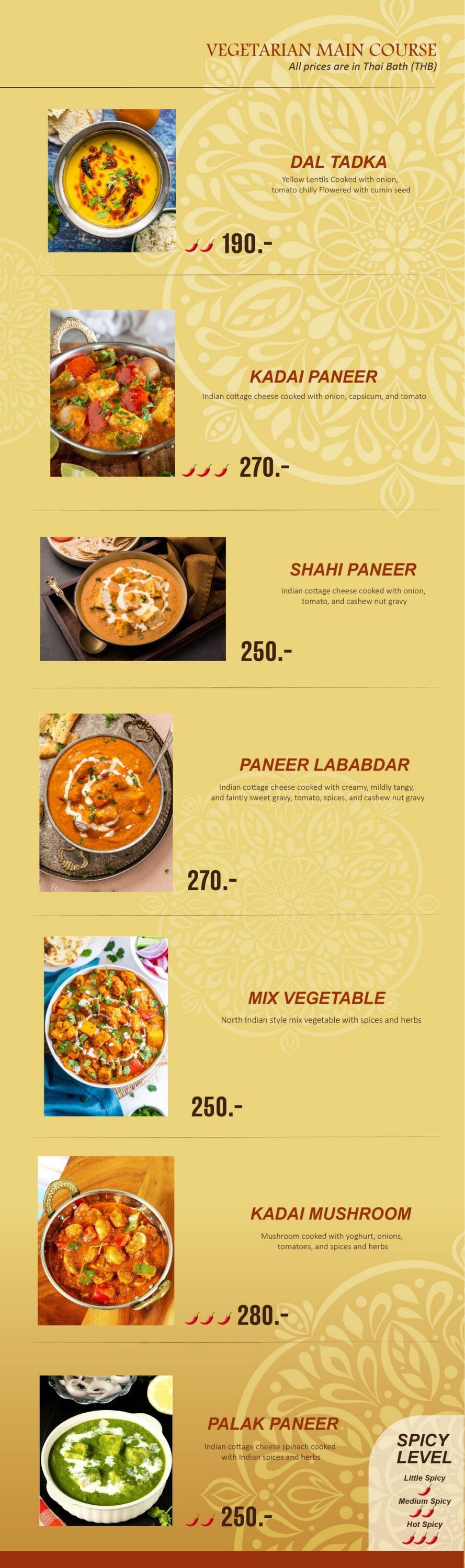 Kiran's Menu - KARON SEA SANDS RESORT